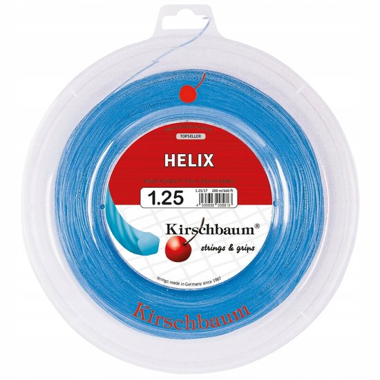 Kirschbaum Helix Tennis String Blauw 1.25mm - Spin & Controle | bol