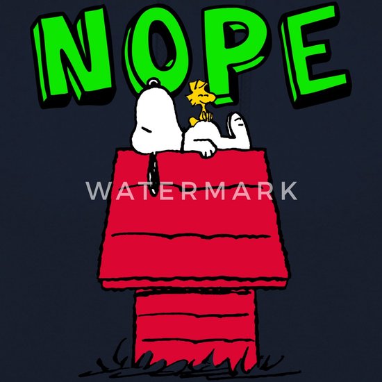Peanuts Snoopy Nope Grappig | bol