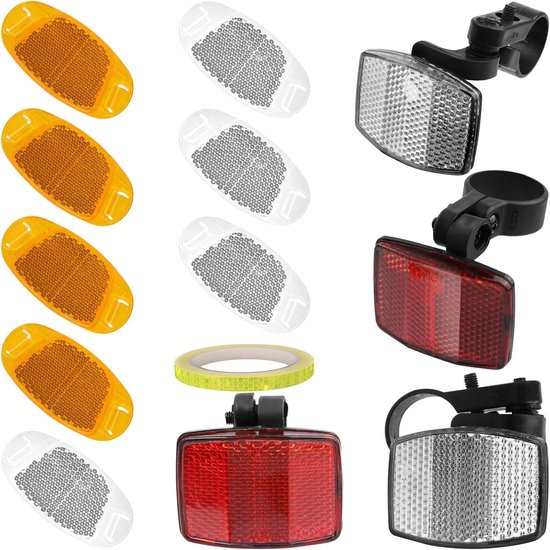 Reflectoren set voor fietsen - Set van spaakreflectoren achter - Fiets ...