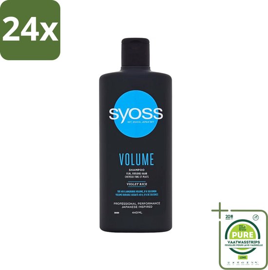 Syoss Volume Shampoo - Shampoo - Volumeverhogend - 440 ml ...