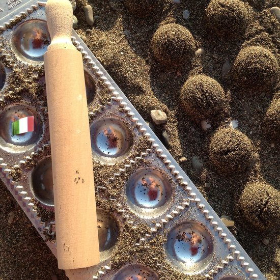 Ravioli Stempel met Aluminium Mattarello - Voor Perfecte Ravioli | bol