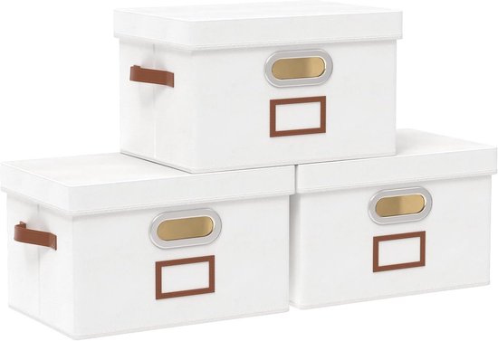 Opbergdozen met deksels - Opvouwbare kubusorganisator voor thuis en ...