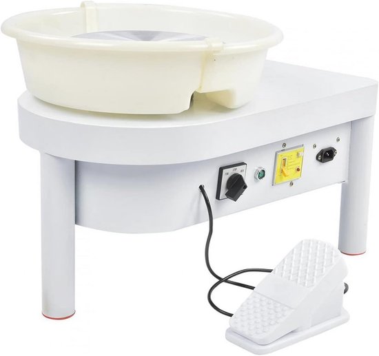 NArra Elektrische pottenbakkersschijf, 25 cm, 350 W, keramische ...