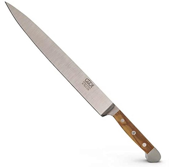 Handgemaakt Vleesmes van 26 cm met Olijfhouten Handvat - Gesmeed en ...