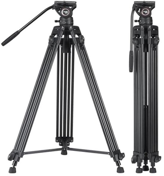 Cayer BV30 Heavy Duty Video Statief, 64 inch Professionele Aluminium ...