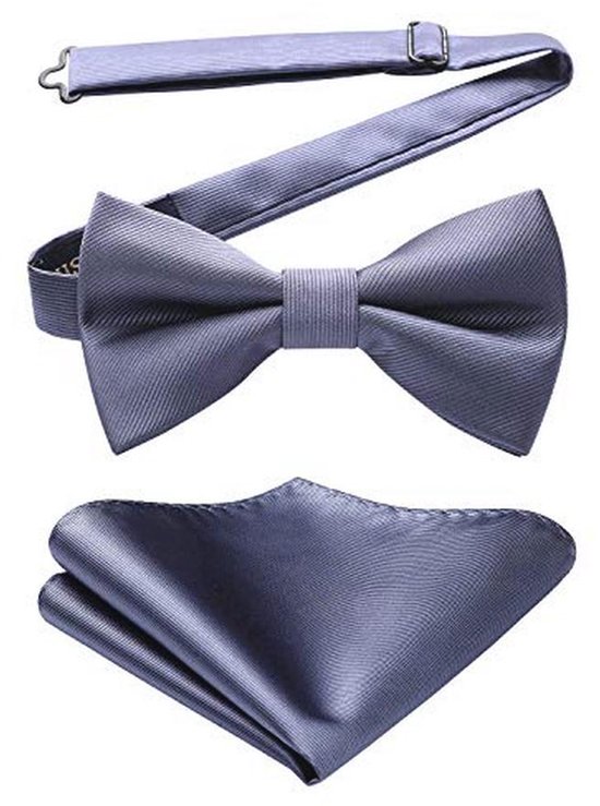 Elegante Vlinderdas voor Mannen - Effen Kleur, Voorgebonden ...