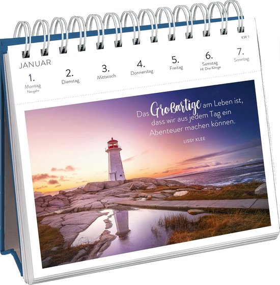 Wandkalender met Postkaarten 2024: Wekelijkse Kalender om neer te ...