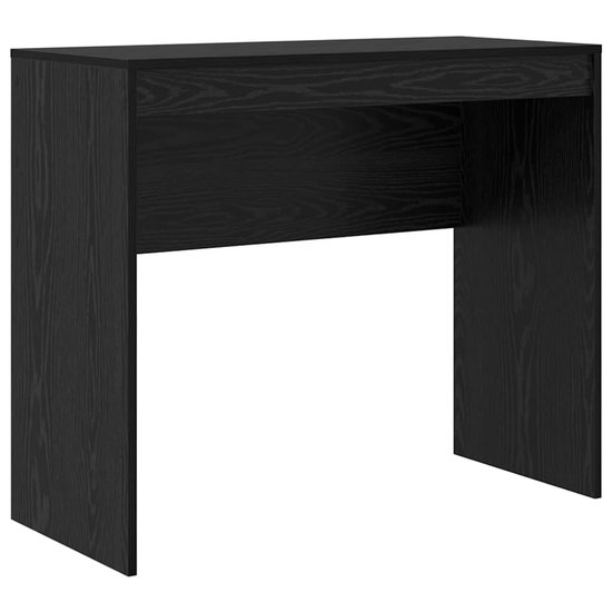 Bureau | Computerbureau | Tafel Zwart eiken 90 x 40 x 76 cm Bewerkt ...