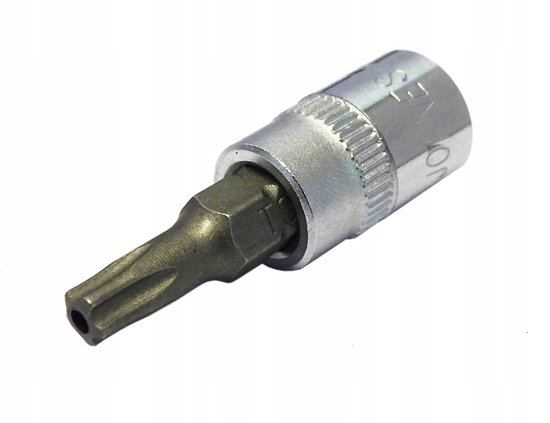 Jonnesway Torx Bit TS25 met Gat, 1/4" Dop 37mm | bol