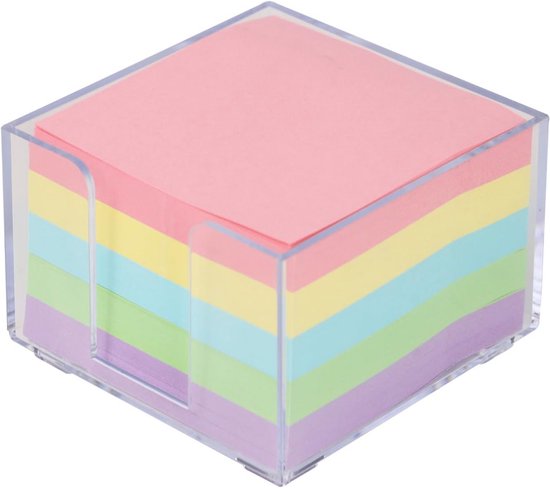 Memo Dispenser Marmer Wit met Rose Gold Sticky Notes Houder Desktop ...
