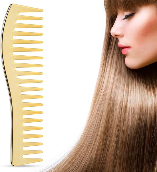 Brede Tanden Ontklitterkam voor Professionele Haarstyling van Nat en ...
