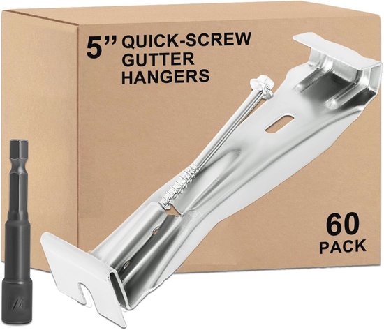 Goot hangers 5 inch - 60 stuks snelschuifclips voor verborgen ...