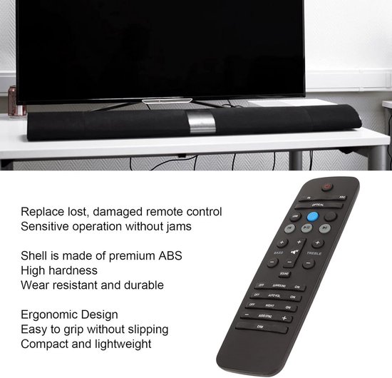 Universele Afstandsbediening voor Soundbar - Geschikt voor diverse ...