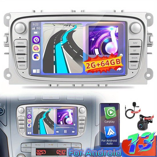 Android Autoradio – Multimedia Unit – Car Stereo – Navigatiesysteem ...
