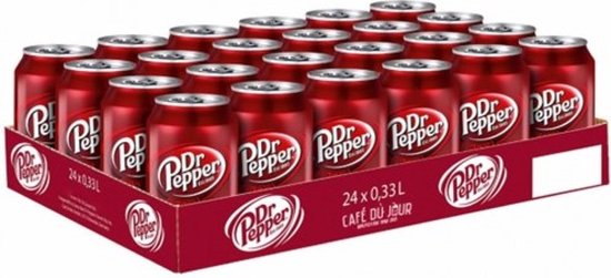 Dr Pepper Regular 24 stuks 33cl | bol.com