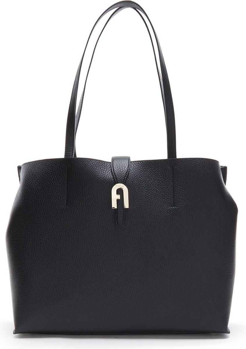 Furla Sofia Dames Shopper Leer - Zwart | bol.com