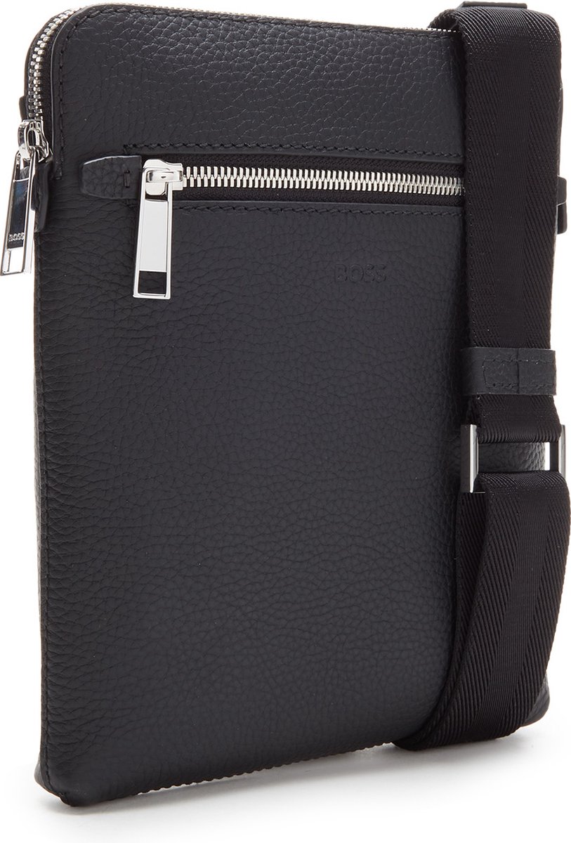 Hugo Boss BOSS Heren Crossbody tas Leer - Zwart | bol.com