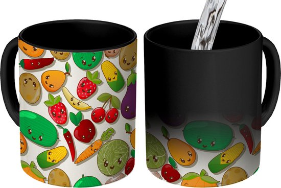 Magische Mok - Foto op Warmte Mokken - Koffiemok - Kawaii - Patronen ...