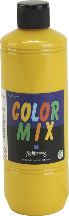 Greenspot Colormix Verf, geel, 500 ml/ 1 fles | bol