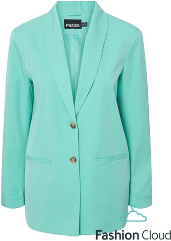 PIECES Size LS Loose Blazer Cockatoo GROEN M | bol.com