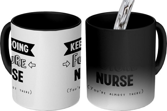 Mug magique - Tasses photo chaudes - Tasse à café - Infirmière ...