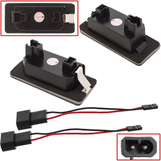 Modecar LED Kentekenplaatverlichting - Rookglas - Plug & Play | bol