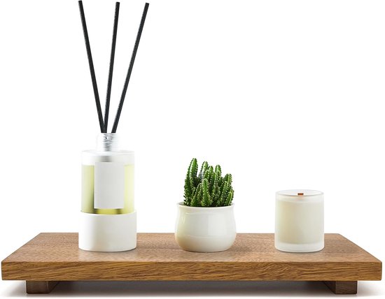 Houten Verhoger Standaard van Acaciahout voor Planten, Cosmetica of ...