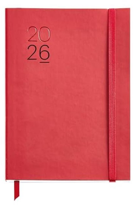Weekkalender 2026 met weekoverzicht - flexibele omslag, A5+ formaat ...