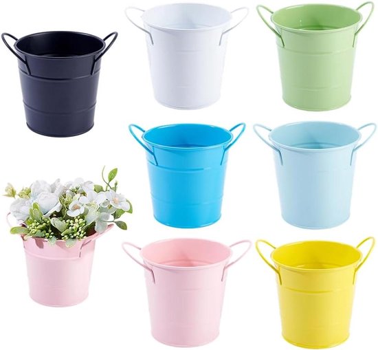 Cocoplus - Metalen emmers - Opslag - Klein formaat - Organizer ...