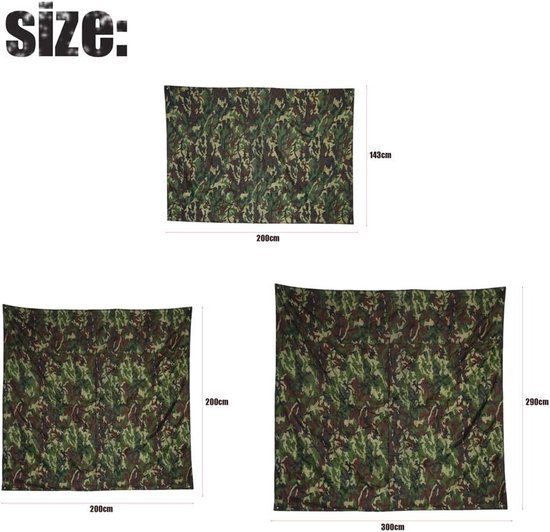 Tent Tarp Footprint - Camping Tarp - Hammock Rain Fly Tarp Shelter ...