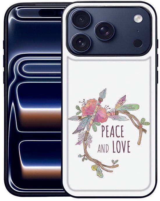 Apple iPhone 17 Pro Max Back Cover Boho Tekst | bol