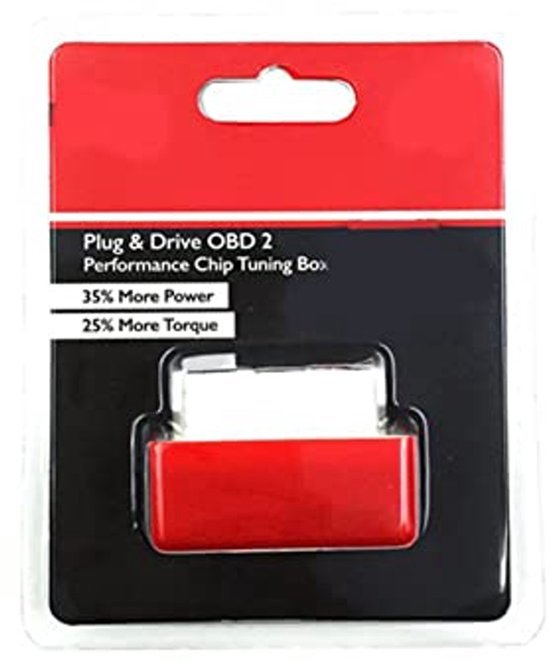 OBD2 Tuning Box - Volledige Chip voor Diesel en Benzine - Rood | bol
