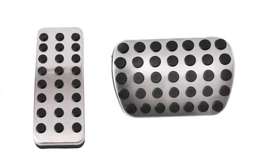 Pedalen set voor auto - rem en accelerator - 2 stuks - zwart | bol