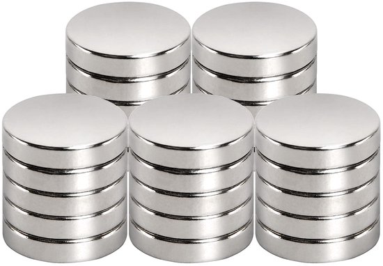 AnSun Neodymium Magneten - 25 Extra Sterke Ronde Magneten (15 x 3mm ...