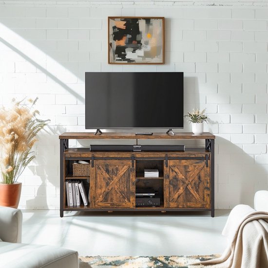 TV Cabinet Vintage Country Style - Media Console - Retro TV Stand ...