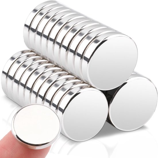 30 stuks neodymium magneten, 15 x 3 mm magneten sterk, extra sterk ...