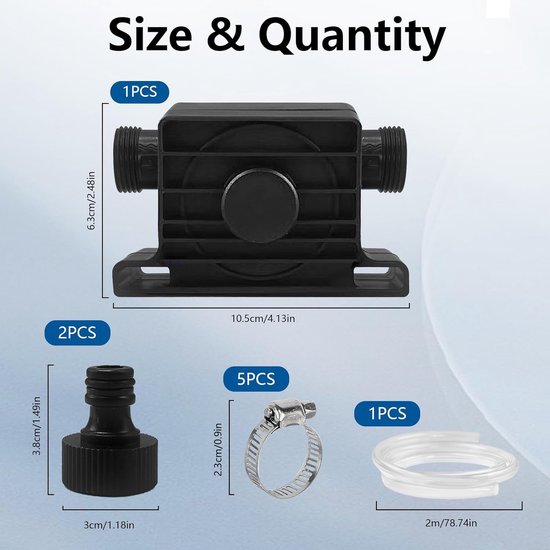 VINEST Boormachinepomp, boormachine, draagbare accuschroevendraaier ...