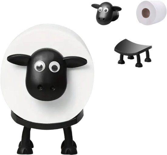 ToiletZoo® Wc Rolhouder Schaap - 1 Stuk - Toiletrolhouder Schaap ...