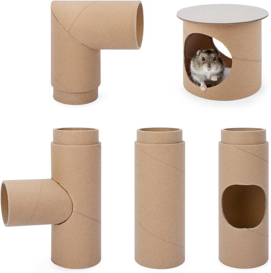 DIY & Build Unique Hamster Tunnel - Tube Hole Shelter for Small Animals ...