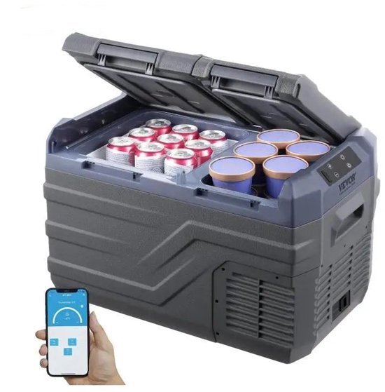 Draagbare Auto Koelkast – Mobiele Koelbox – Compressor Koelbox – Elektrische Koelbox –... | bol
