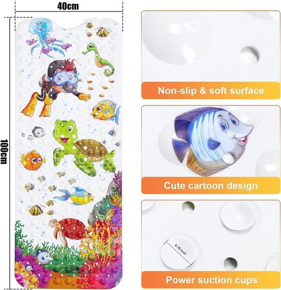 Grote Schildpad Badmat - 40 x 100 cm | bol