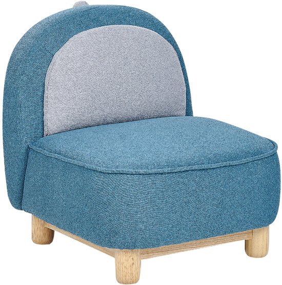 Kinderfauteuil FABORG Stof Blauw | bol