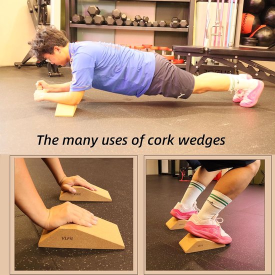 2 Stuks Anti-slip Squat Wedge Blocks voor Beenstretchers - Kuitstretcher en Enkelknie... | bol