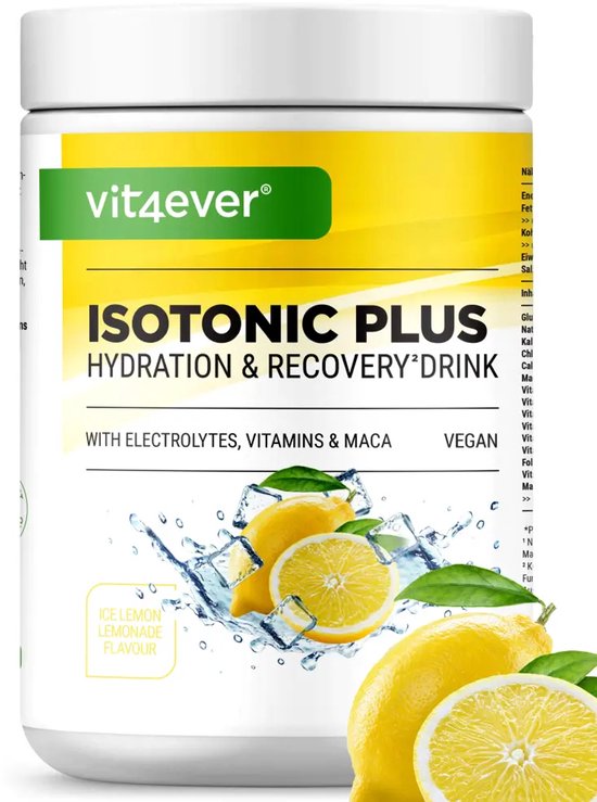 Isotonic Plus - Boisson isotonique pour sportifs - Saveur limonade ...