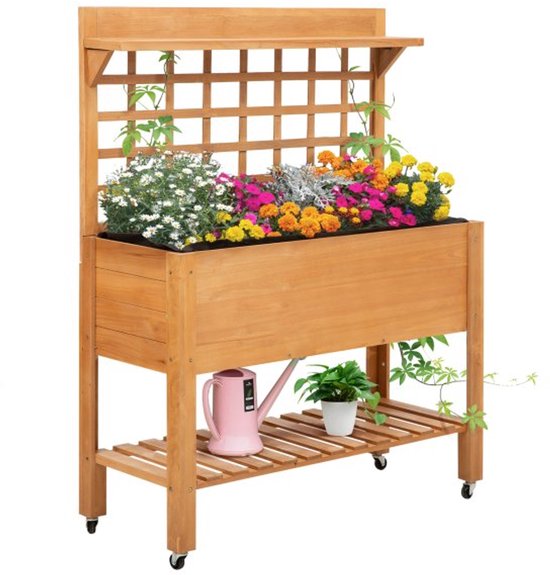 Planttafel - GroenRijk - Verhoogd - Duurzaam - Naturel | bol