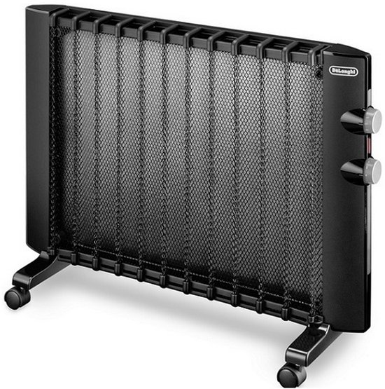 DeLonghi HMP1500 Mica Panel Heater - 1500W, 45 m³, Zwart | bol