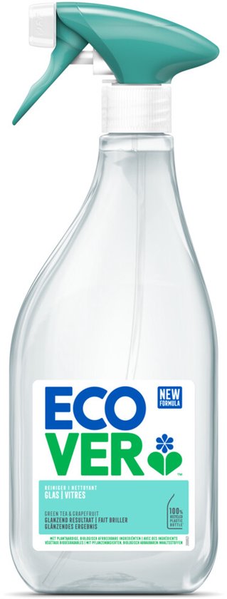 Ecover - Glasreiniger Spray - 500 ml - Voordeelverpakking - 4 stuks | bol