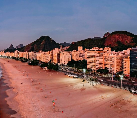Inductie Beschermer - Boulevard van Copacana Beach in Rio de Janeiro ...