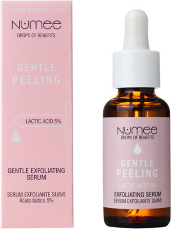 3x Numee Gentle Peeling Lactic Acid Serum 30 ml | bol