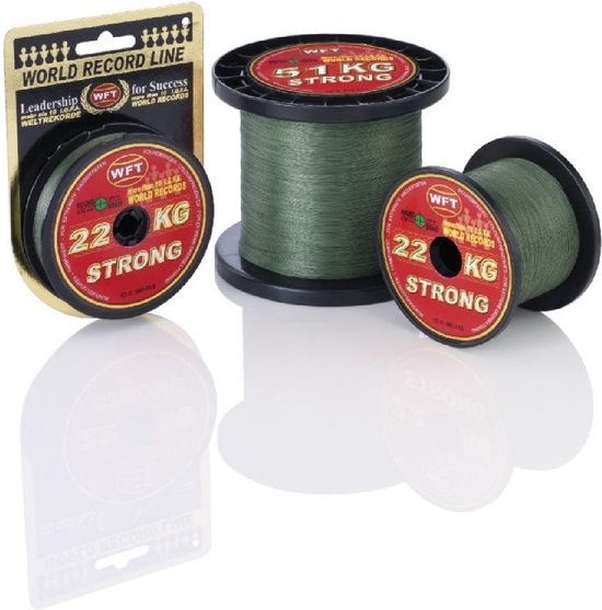WFT KG Strong Braid green 100m 0.39 mm 67KG | bol.com